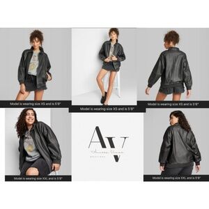 wild fable | Jackets & Coats | Wild Fables Womens Distressed Faux ...